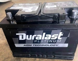 Duralast Platinum H6 AGM Battery - Table Chart