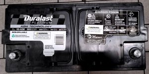 Duralast Platinum H8 AGM Battery - Table Chart